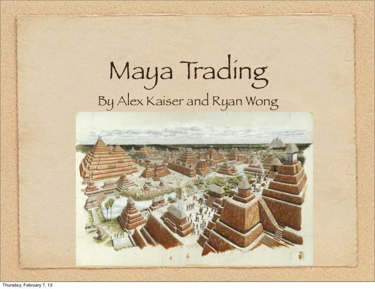 Ancient Mayan Trade