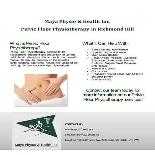 The Role of Physiotherapy in Pelvic Pain Relief. | PPTX