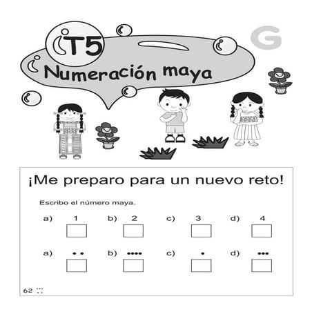 Hoja De Trabajo De Numeros Mayas