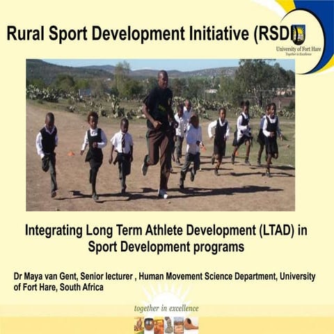 Maya van gent rural sport development initiative | PPT