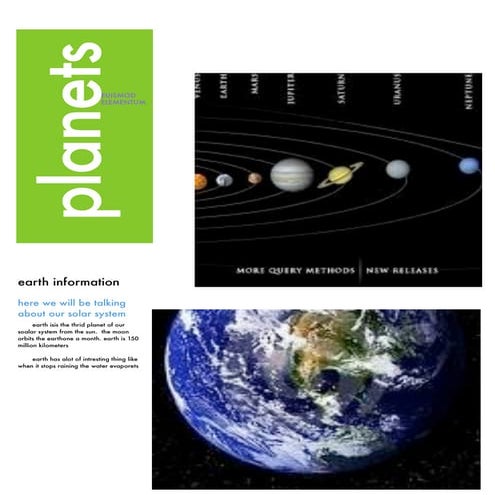 Maybeline's Solar System Brochure | PDF