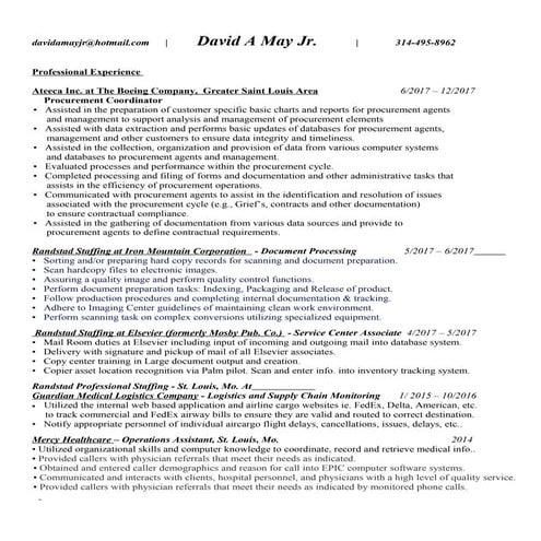John Trankle Resume | DOC