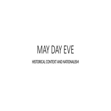 MAY DAY EVE.pptxfhfgjyjusfasfsegrgthjyuk | PPTX