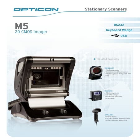 May doc ma_vach_opticon_m5 | PDF | Computer Peripherals | Computing