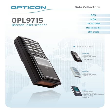 May doc ma_vach_opticon_opl9715 | PDF | Computing | Technology & Computing