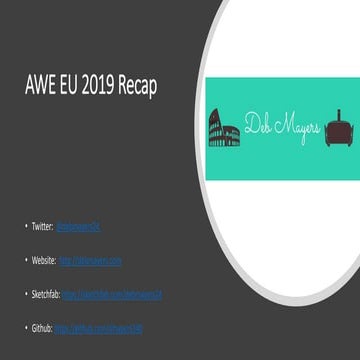 AWE 2019 Recap | PPTX