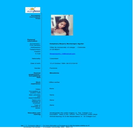 Cindy curriculum | DOCX