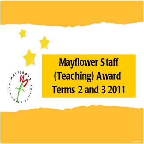 Mayflower staff award 2011 term2and3 ak_11 | PPT