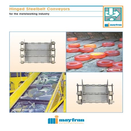 Mayfran steel belt conveyors for metalworking | PDF