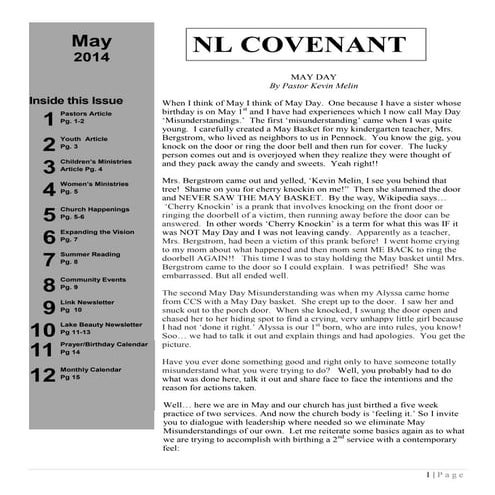 May newsletter | PDF