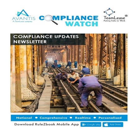 Regulatory and Statutory Compliance Updates in May 2021 | PDF