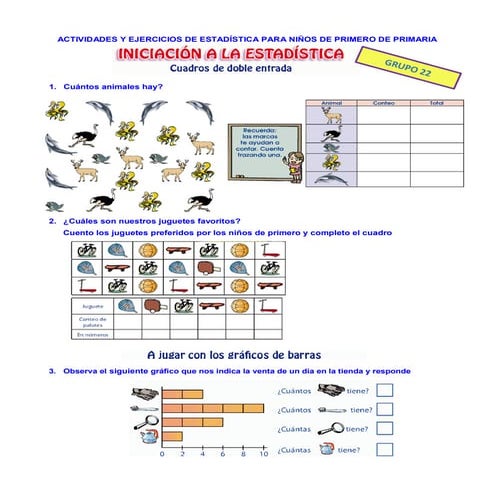 Mayo 10 estadã stica para niã‘os de primero de primaria 22 | PDF