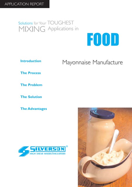 Mayonnaise Production- Science, Emulsifier, Ingredient, Quality and ...