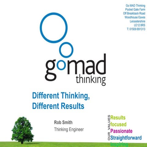 South West PPMA presentation - May 2013 - Gomad thinking | PPTX