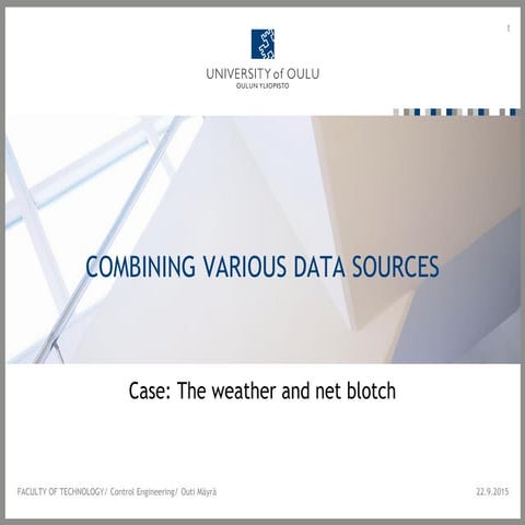Combining Various Data Sources | PPT