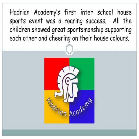 Hadrian Academy: Sports activities and events during March | PPTX