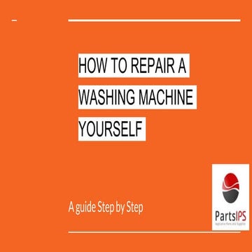 Maytag washing machine repair & Troubleshoot | PPTX