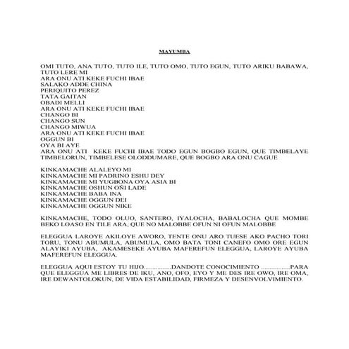 Mayumba | DOCX