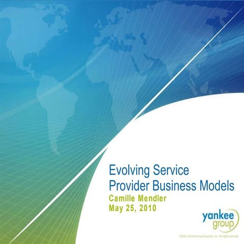 Evolving Service Provider Business Models | PPT