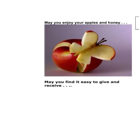 May you enjoy your apples and honey | DOCX