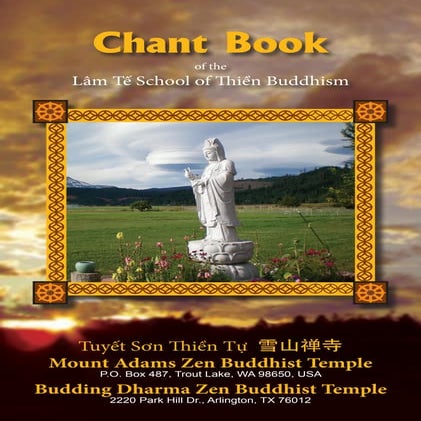 Chant Book of the Lâm Tế School of Thiền Buddhism 2019 | PDF