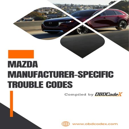 Mazda Manufacturer-specific OBD2 Trouble Codes List – OBDCodex | PDF