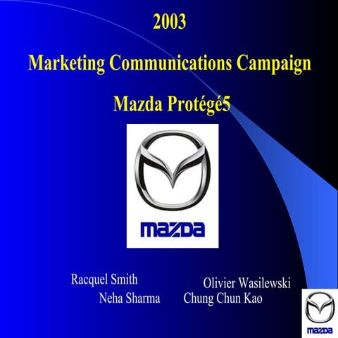 Mazda Brand Immersion | PPT