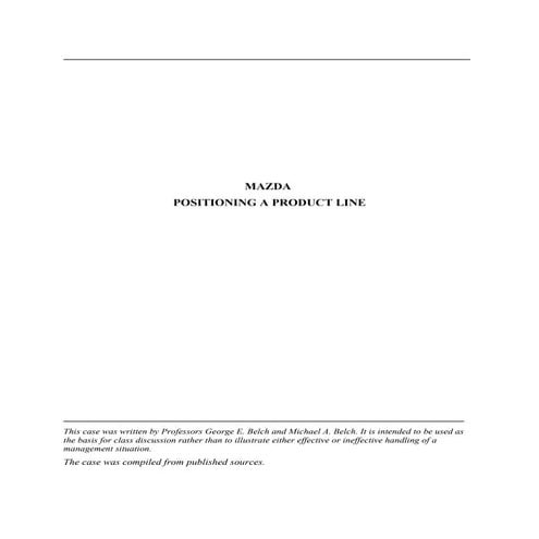 Mazda Case | DOC