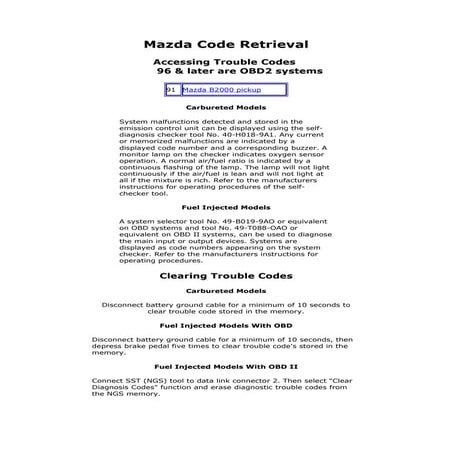 GM OBD1 Code List (PDF) | PDF