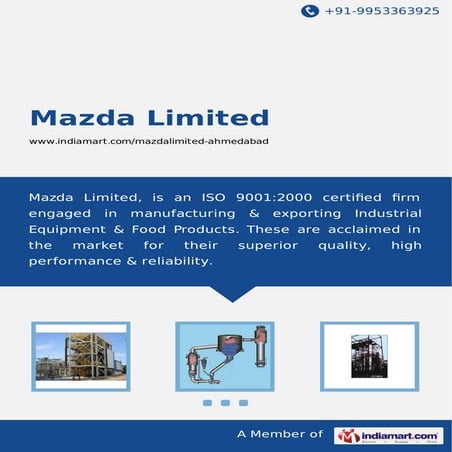 Mazda Limited, Ahmedabad, Vacuum Systems | PDF