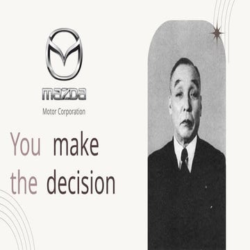 MAZDA corporation su origen y datos extras | PPTX