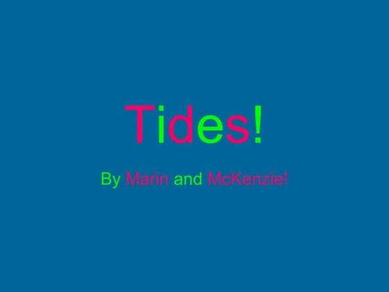 Ocean tides, types and theories | PPTX | Geography | Science