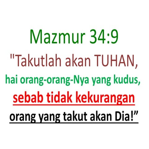 Mazmur 34 | PPTX