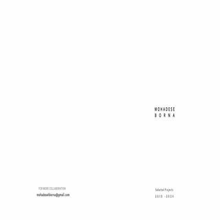MOHADESE -BORNA/ ARCHITECTURAL Portfolio | PDF