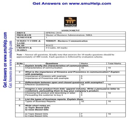 Mb0039 assignment spring_2016 | PDF