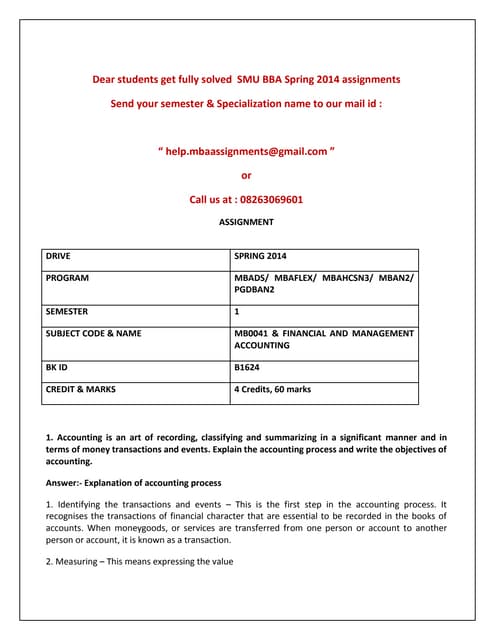 Nmims cost-management-accounting | PDF