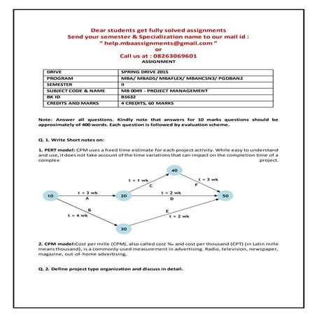 Mb0049 project management (2) | DOCX