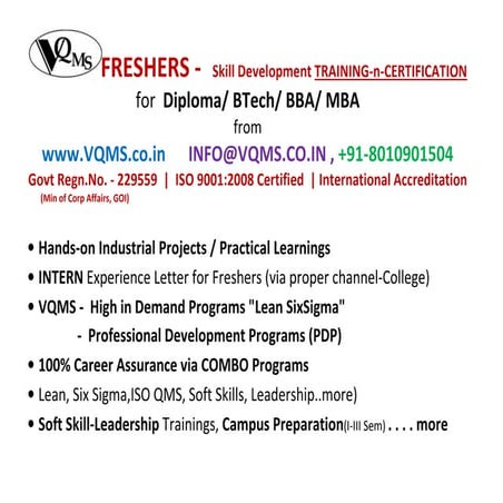 MBA Freshers | PDF