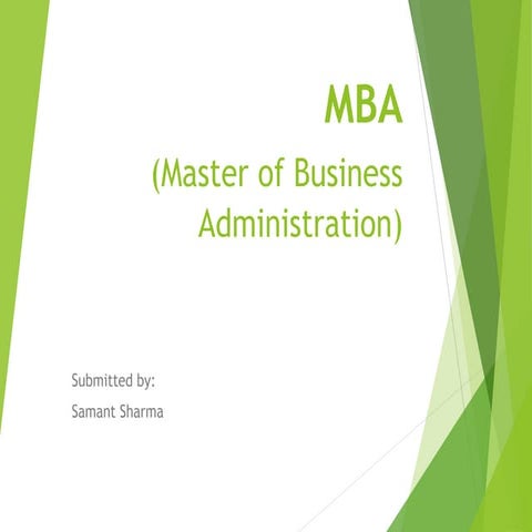 Mba | PPTX