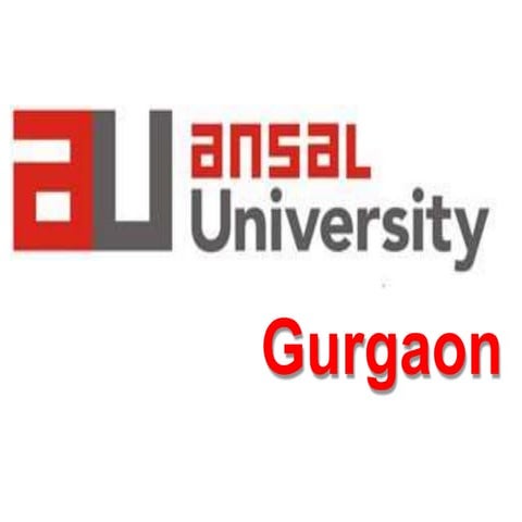 Mba Ansal University Gurgaon | PPT
