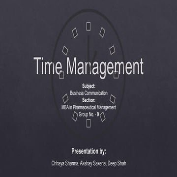 Time Management | PPT