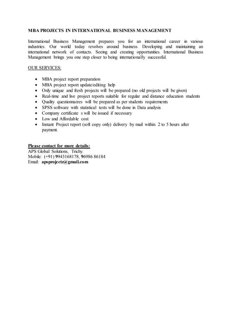 StepsStone's Academy- MBA -project-report | PPTX