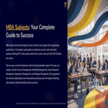 MBA-Subjects-Your-Complete-Guide-to-Success | PDF