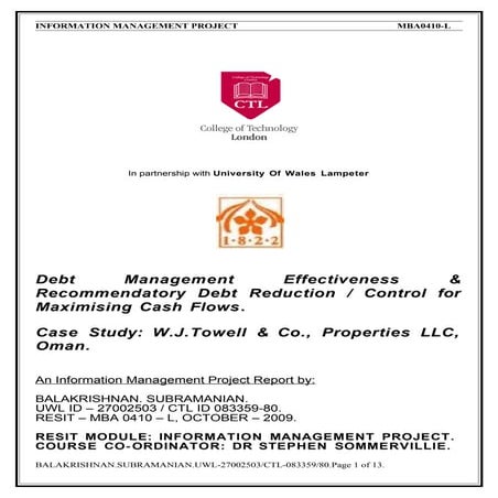 Information Management Project | DOC