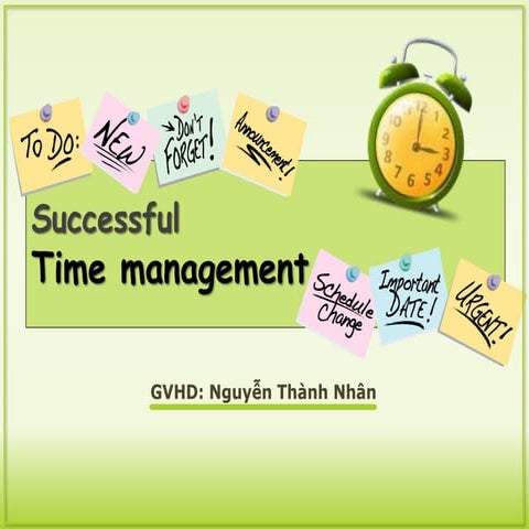 Time Management | PPTX