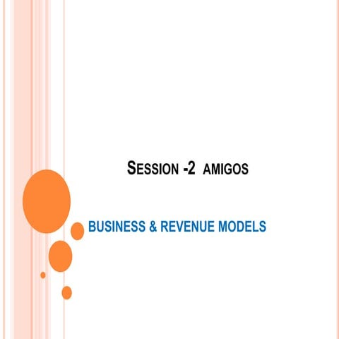 Business revenue model ppt for MBA students | PPT