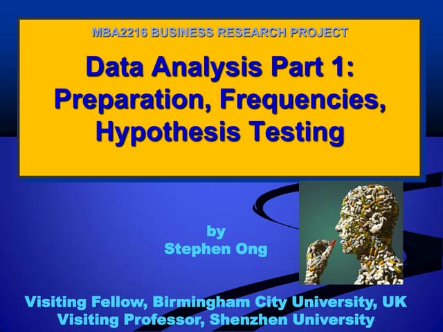 Role of Computers in Research, Data Processing, Data Analysis | PDF