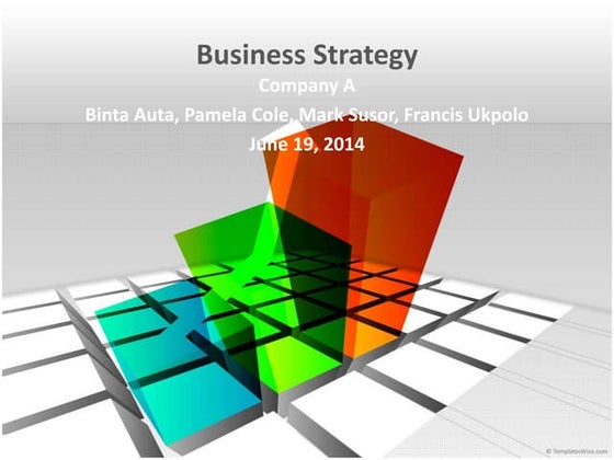 Business Strategy Game Presentation | PPT