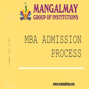 Mba admission | PPTX