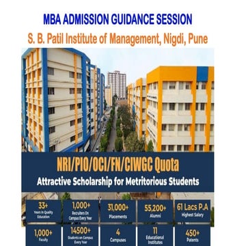 MBA Admission PPT for Maharashtra students 2024 | PPT